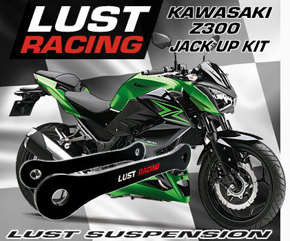 Kawasaki Z300 Jack up kits – LUST Racing