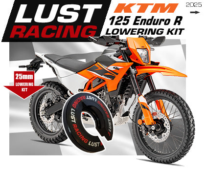KTM 125 Enduro R lowering kit – LUST Racing