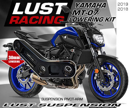 2018 - 2020 Yamaha MT07 lowering kit – LUST Racing