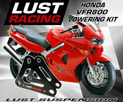 1998-2001 Honda VFR800 RC46 Lowering Kit, 40mm / 1.6"" Inches – LUST Racing
